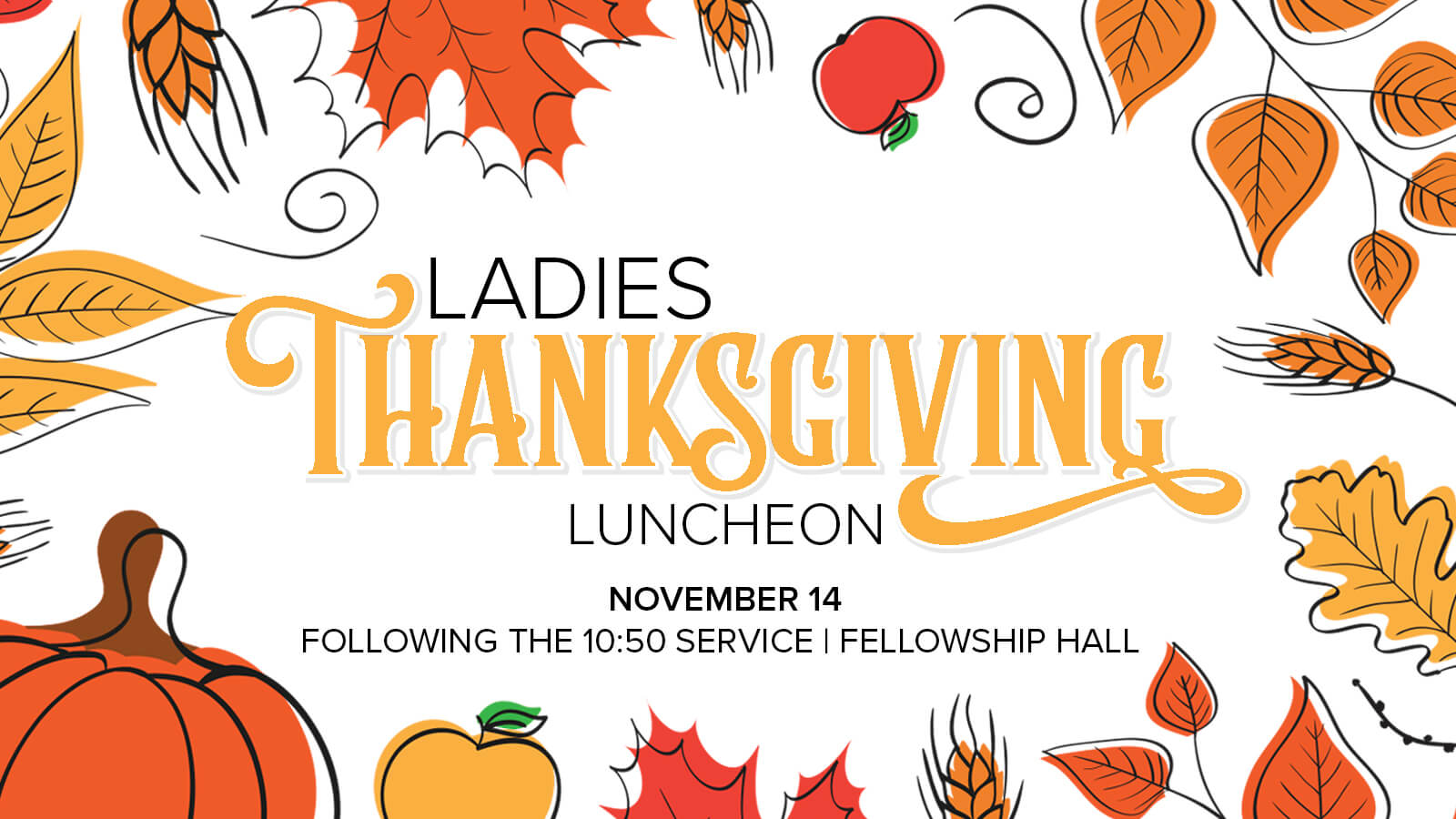Thanksgiving Luncheon - - First Baptist Church Newnan