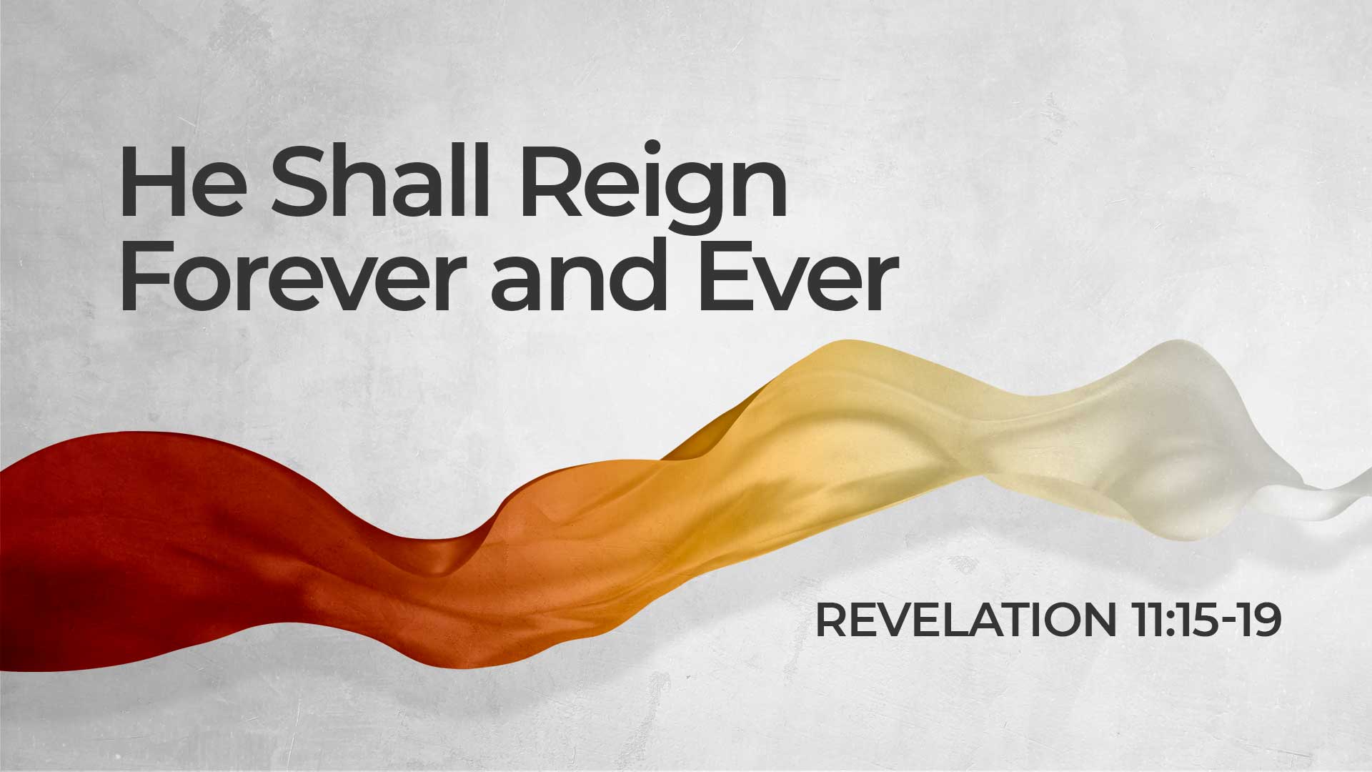 He Shall Reign Forever and Ever - Sermons - First Baptist Church Newnan